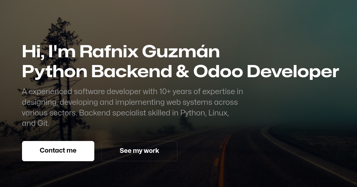 Rafnix Guzmán Portfolio